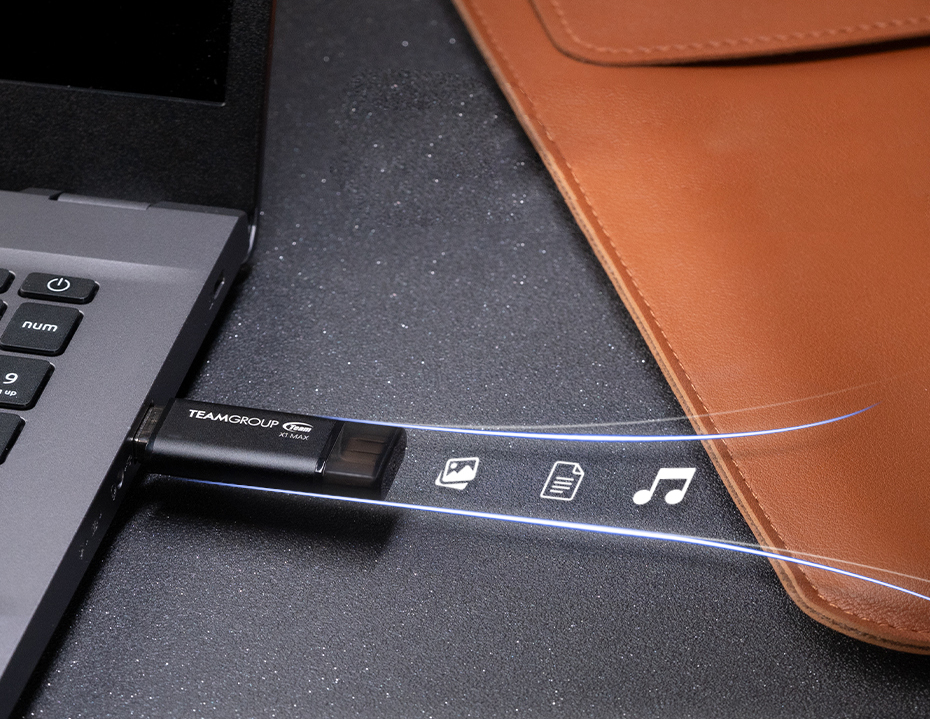 TEAM X1 MAX DRIVE 256GB BLACK USB 3.2 Gen2 External Solid State Flash Drive, Dual Interface Type ...